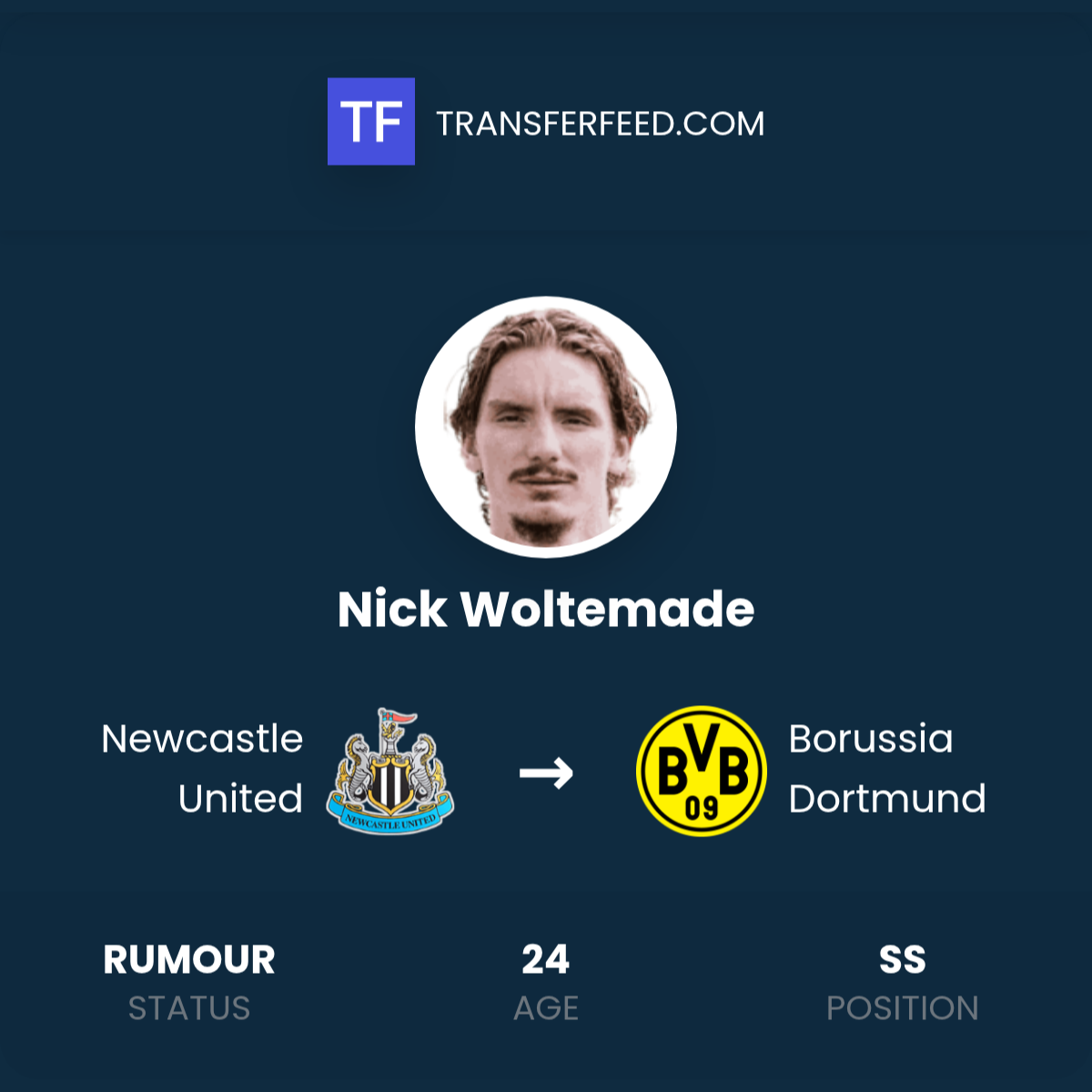 Nick Woltemade Transfer from Newcastle United to Borussia Dortmund ...